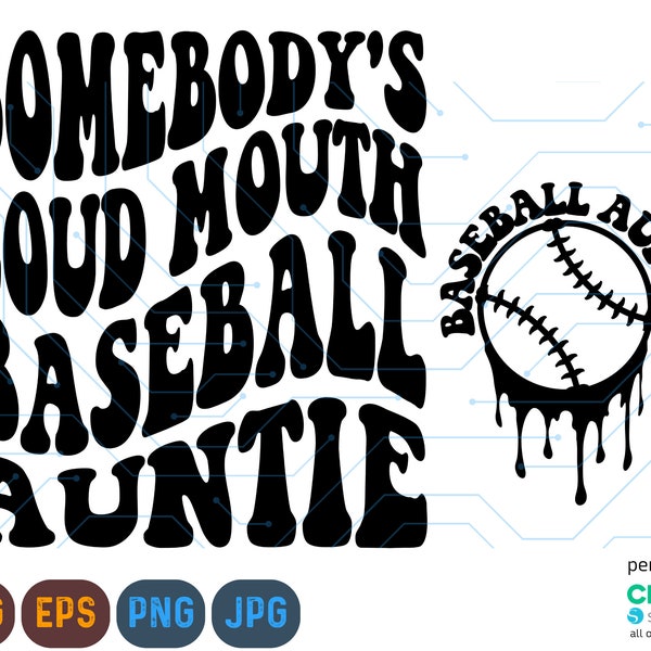 Loud Moms Baseball Svg Etsy