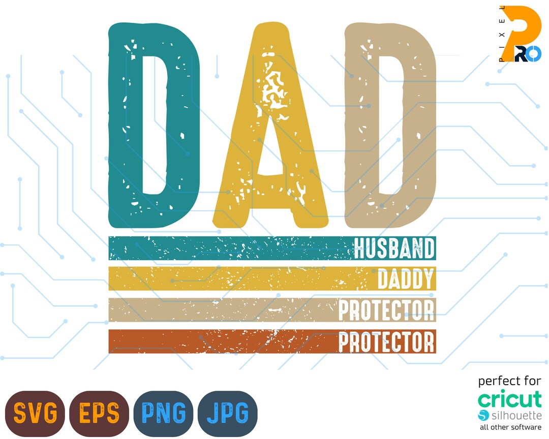 Dad Svg, Dad Png, Dad Sublimation PNG, Retro Dad Sublimation Svg, Dad ...