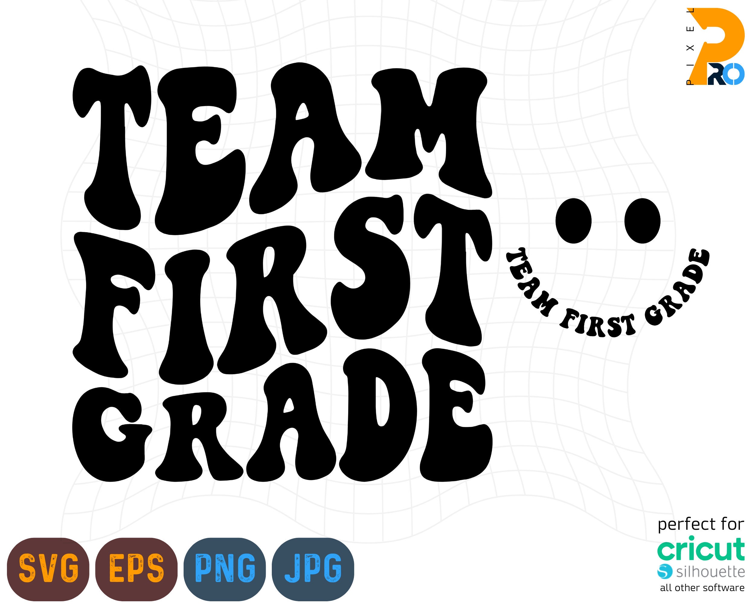 Team First Grade Svg, 1st Grade Squad Svg, First Day of School Svg ...