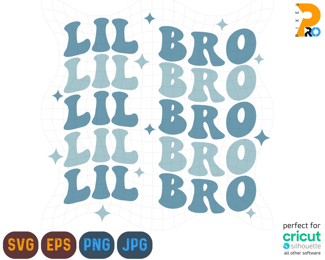 Lil Bro SVG Little Brother Svg Baby Svg Siblings Svg - Etsy