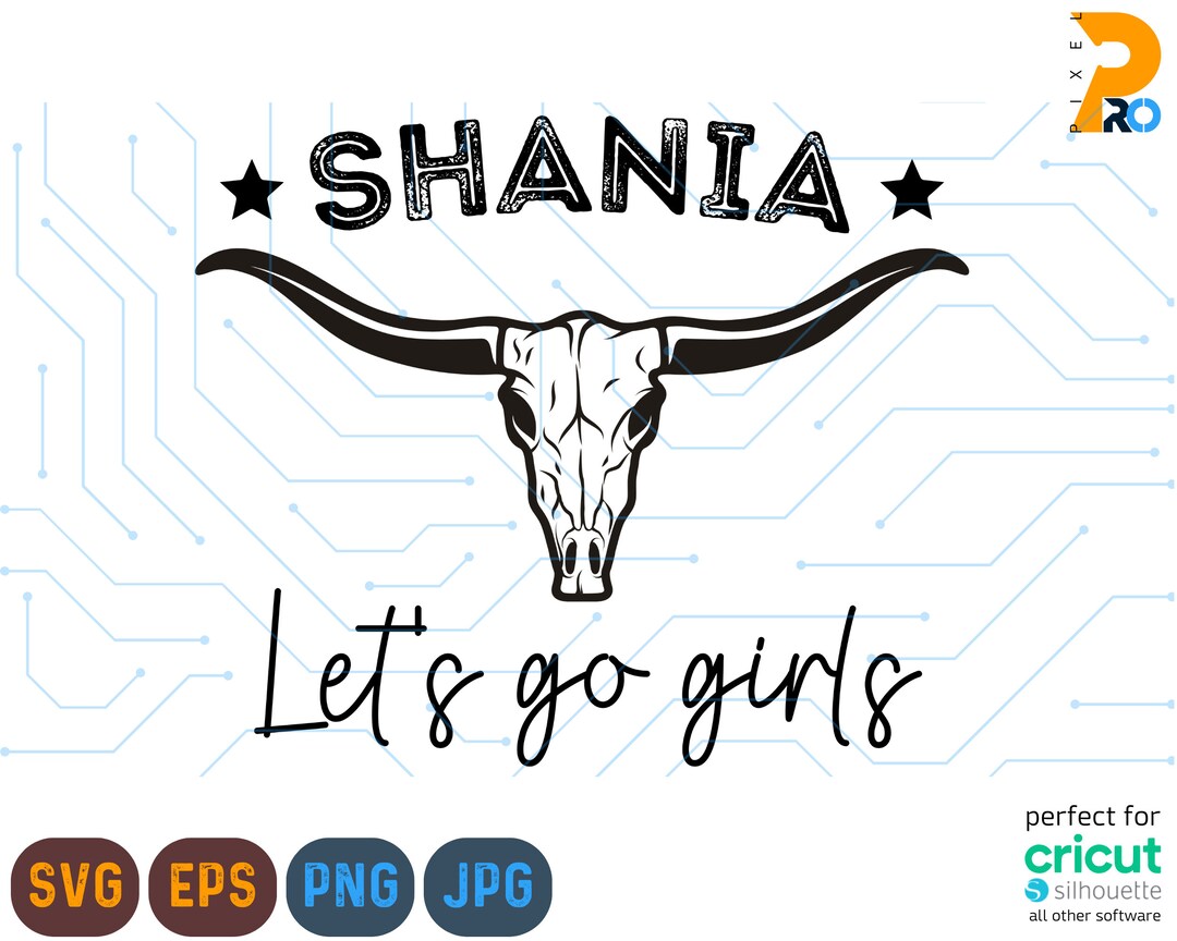Let's Go Girls SVG and PNG, Let's Go Girl Png, Skull Svg, Western Svg ...
