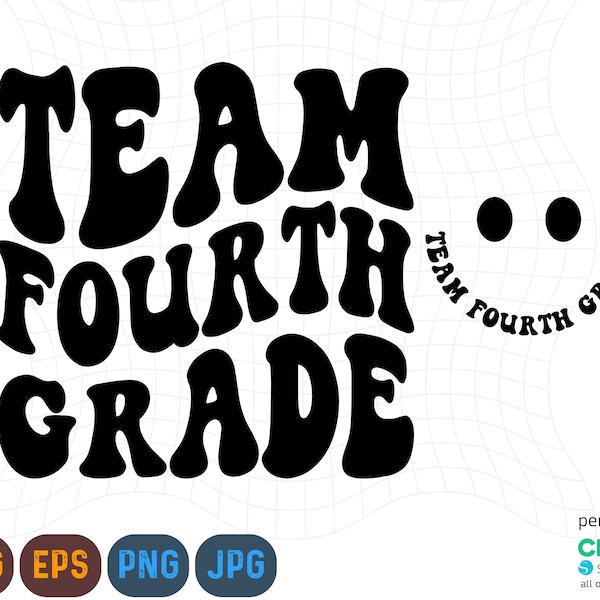 Fourth Grade Svg - Etsy