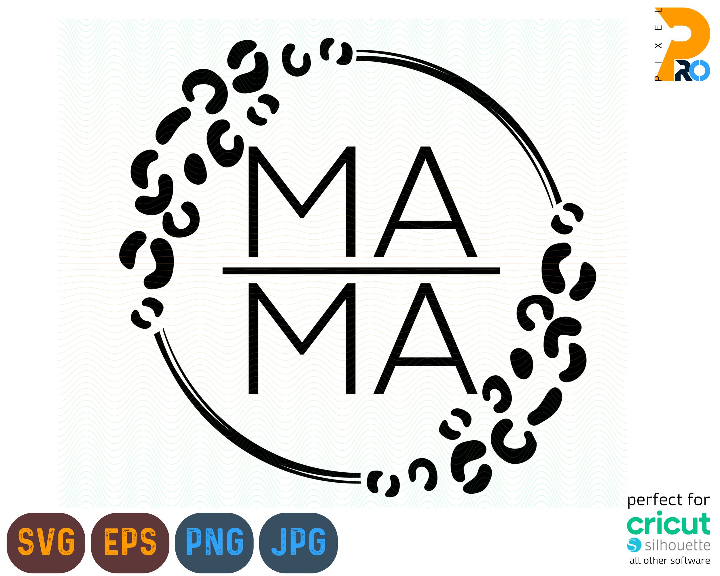 Leopard Mama Svg Png Mama Shirt Svg Mother's Day Svg - Etsy