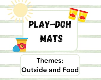 Play-doh Mats Printable Digital Download - Etsy