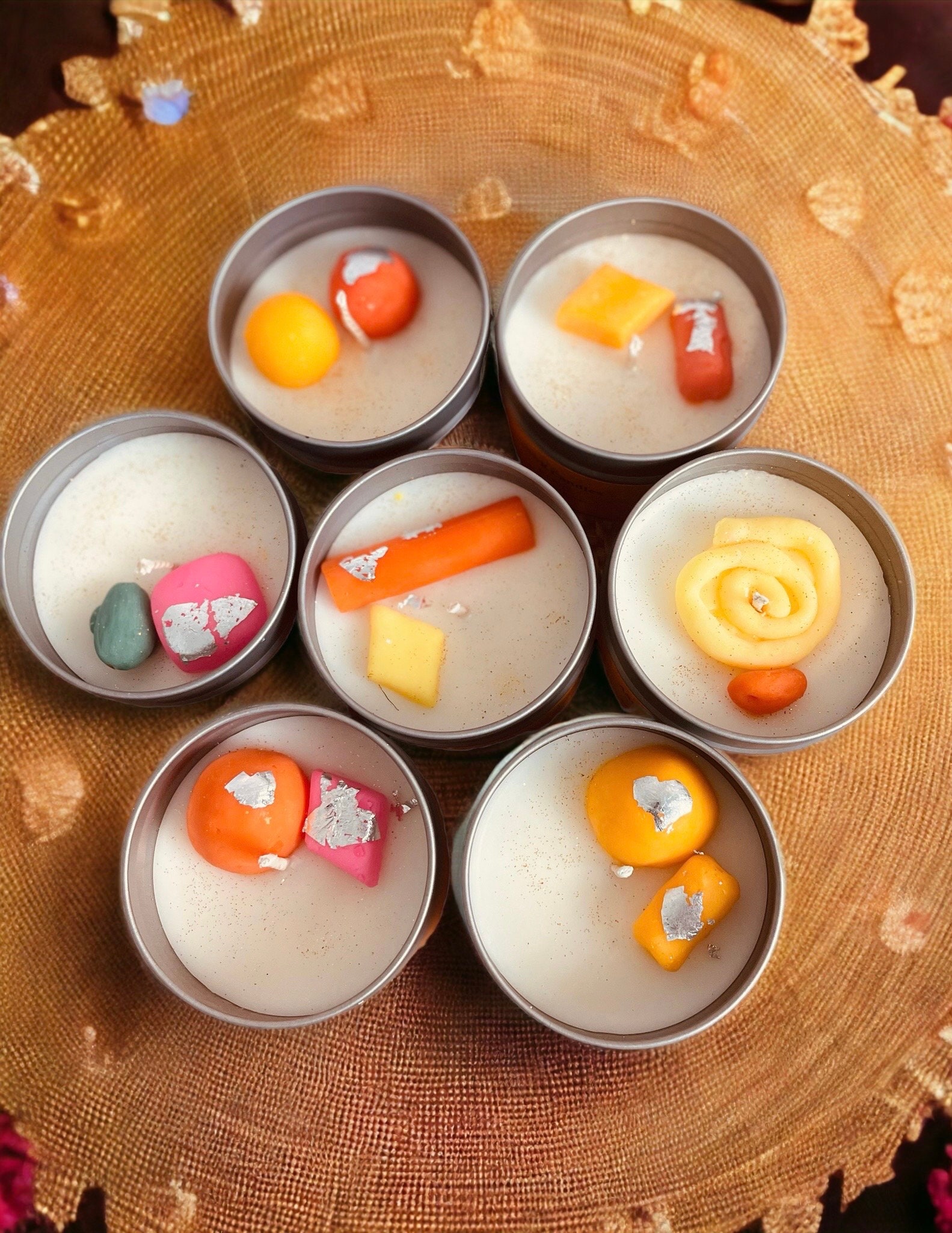 Indian Sweets Candle Gift Box Personalized Custom Favors Desi Festivals ...