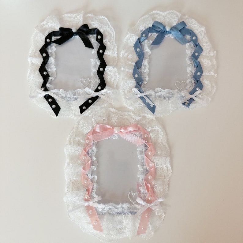 K-pop Decorated Ribbon Lace Toploader - Etsy