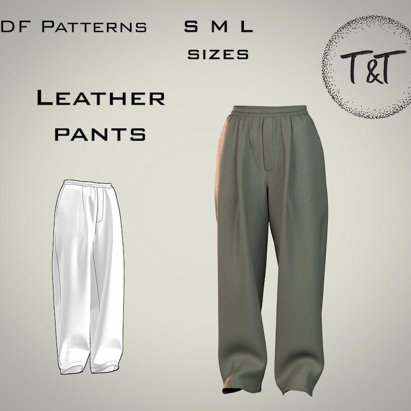 Leather Pants - Etsy