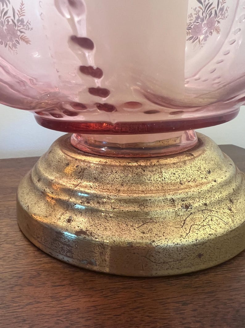 One Hollywood Regency Pink Bubble Falkenstein Table Lamp - Etsy