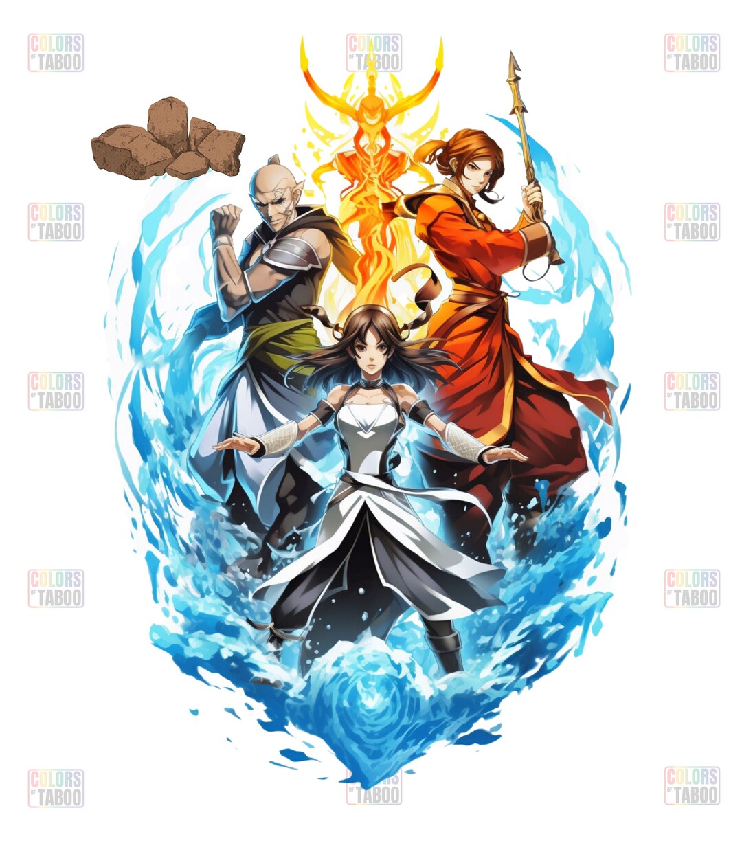 Element Masters Anime Fan Art Anime Shirt Svg Png Anime Fan - Etsy