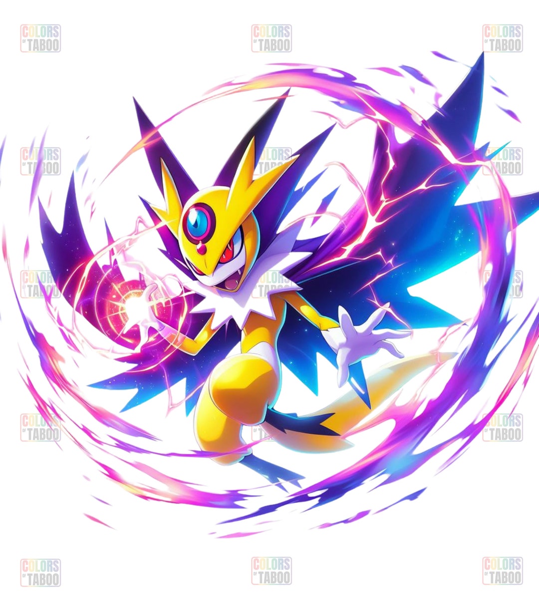 Psychic Master Alakazam 3 SVG PNG Pokemon Alakazam png - Etsy.de