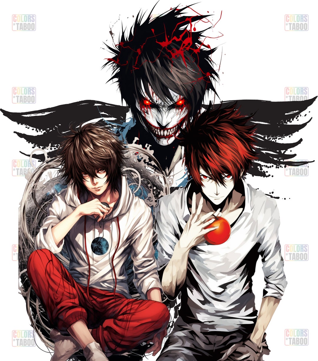Death Team Anime Fan Art Anime Shirt Svg Png Cool Anime - Etsy
