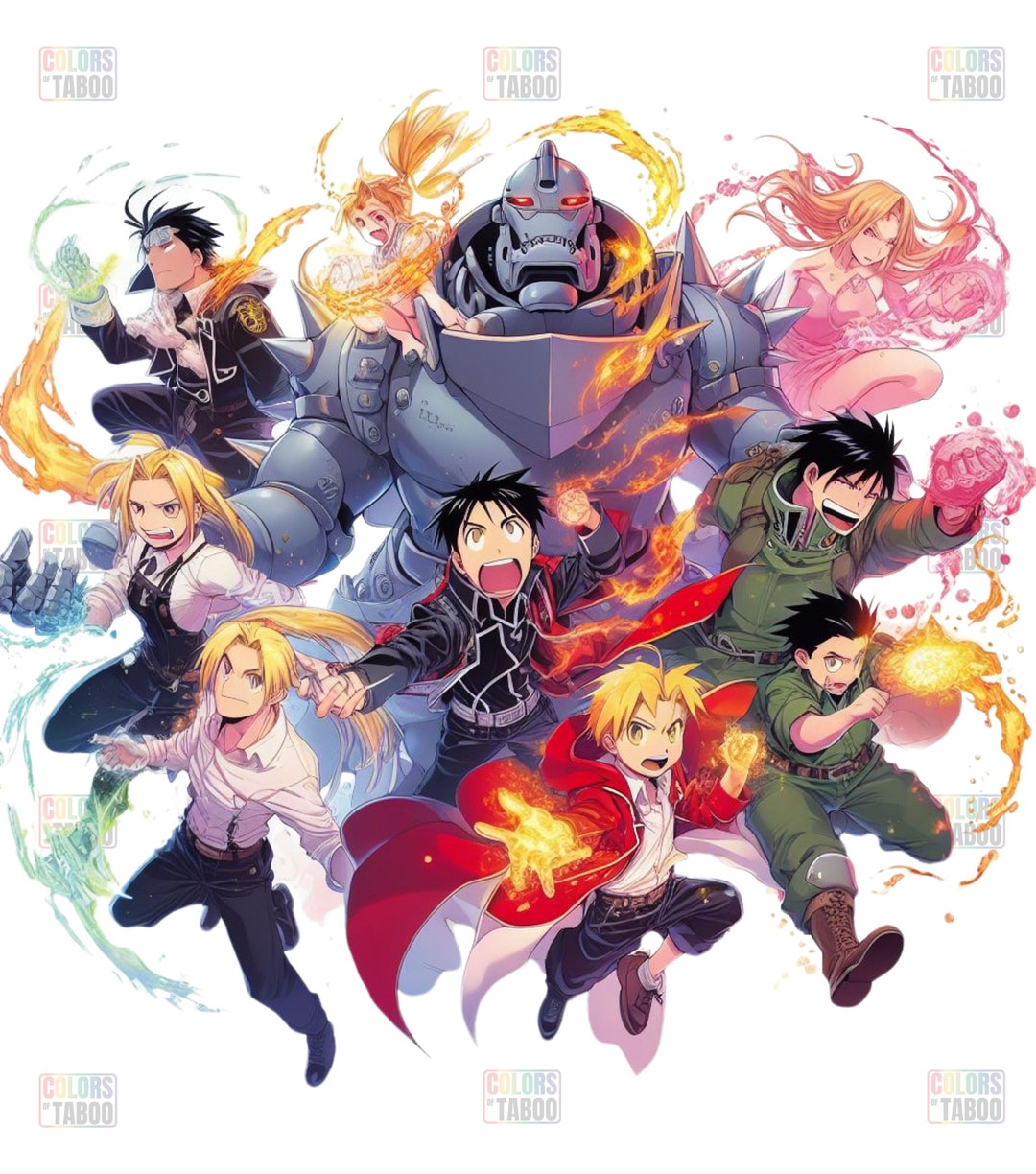 Alchemist Team 5 SVG PNG Anime Fan Art Cool Anime Shirt - Etsy