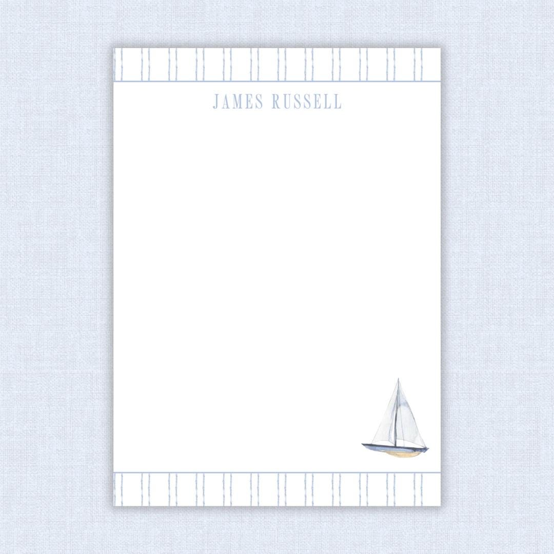 Anchors Away Personalized Notepad | 5x7 Notepad - Etsy