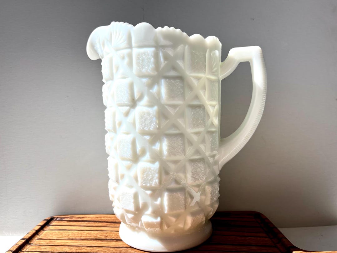 Westmoreland Milk Glass Pitcher - Pitcher - Milk Glass Pitcher ...