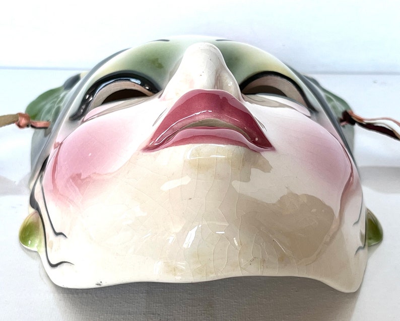 Claudia Cohen Flamingo Dancer Vintage Mask Clay Art About Face San ...