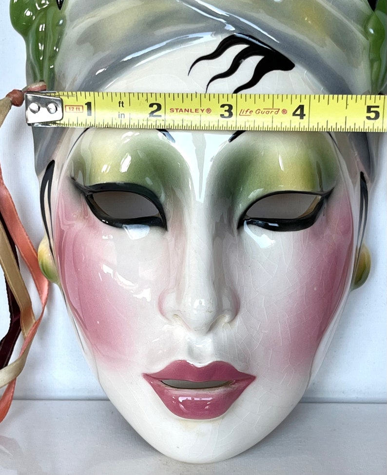 Claudia Cohen Flamingo Dancer Vintage Mask Clay Art About Face San ...