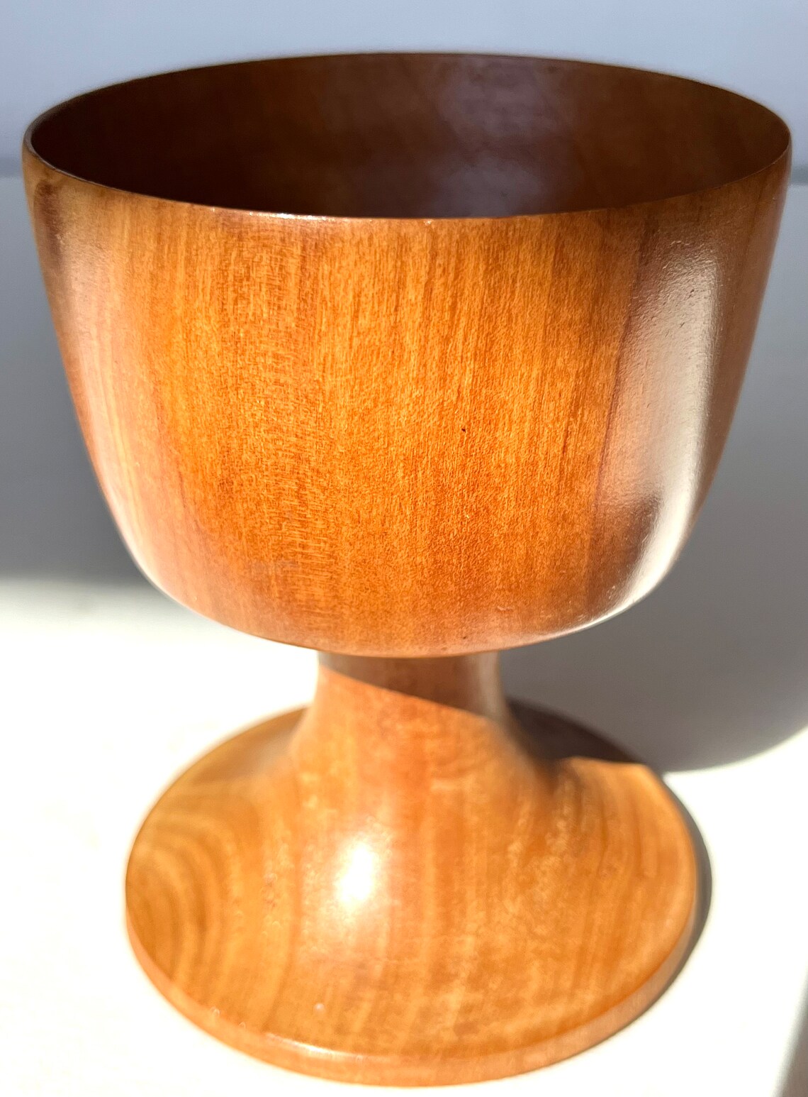 Hand Turned Madrone Wood Chalice / Goblet Signed 4.75 Tall - Etsy