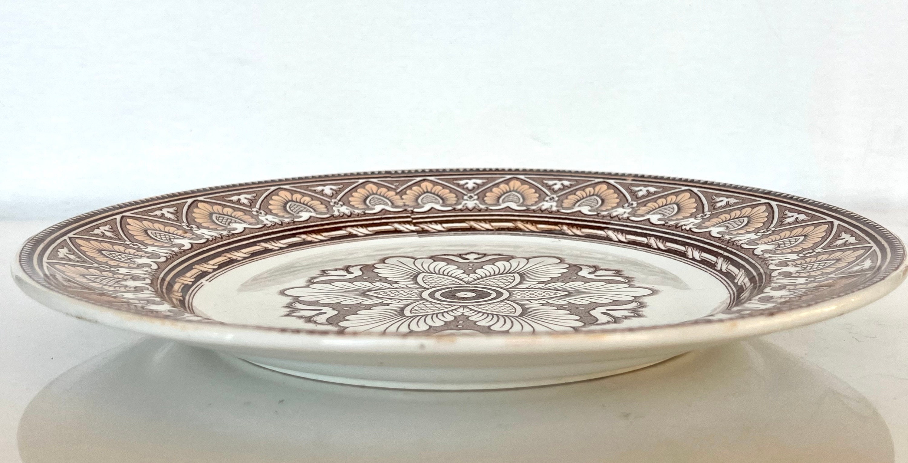 Petrus Regout - Décor Tancrede - Antique Plate - Maastricht Pottery ...