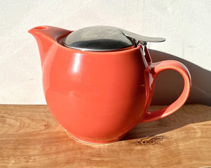 ZERO Japan 2 Cup Teapot With Strainer 15OZ Salmon Color - Etsy