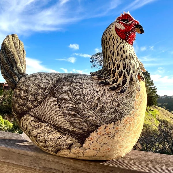 Chicken Throw Pillow - Etsy