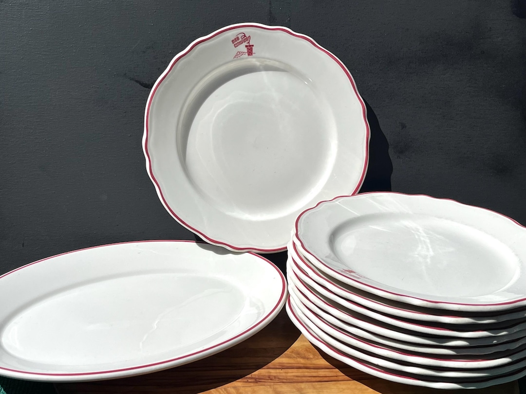 Set 4 Ricky’s Red Chimney Restaurant Dishes or Platter by Homer ...