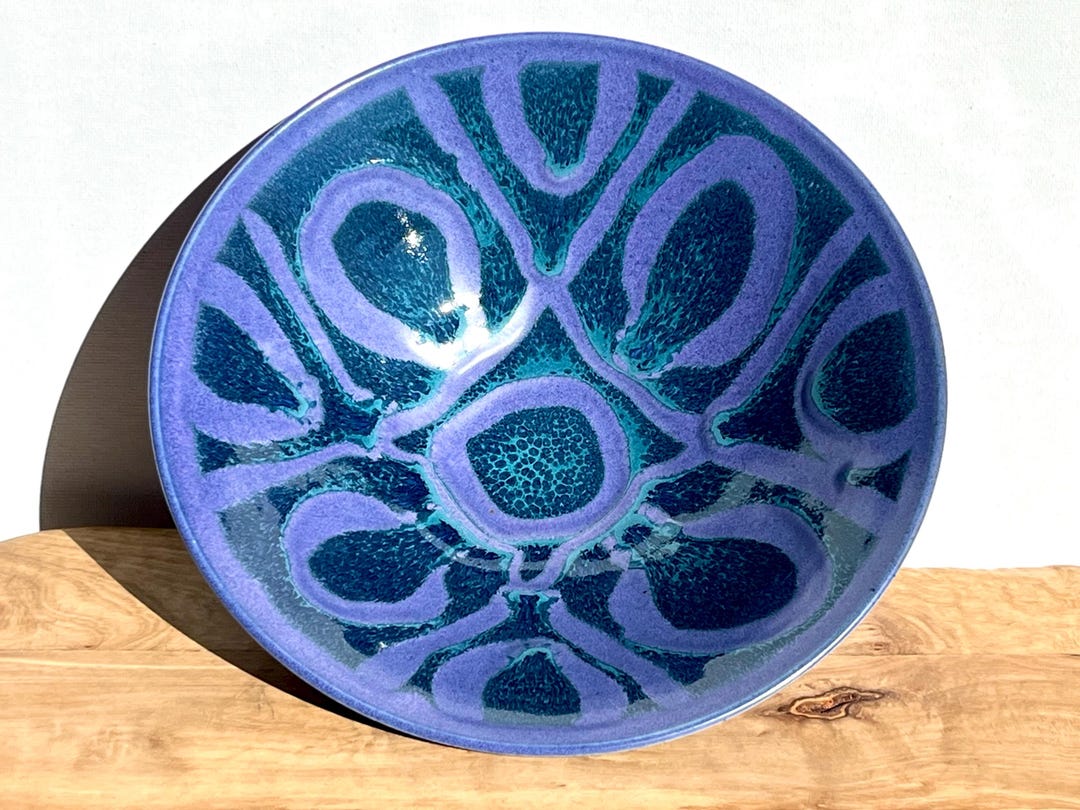 Itsuko Zenitani Studio Pottery Japanese Artist From Berkeley- Blue ...