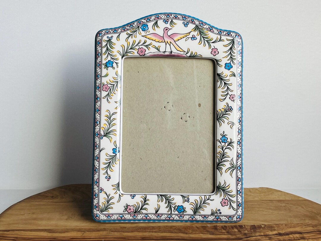 Vintage 1980’s Philip Whitney Handpainted Ceramic Picture 10” X 7 ...