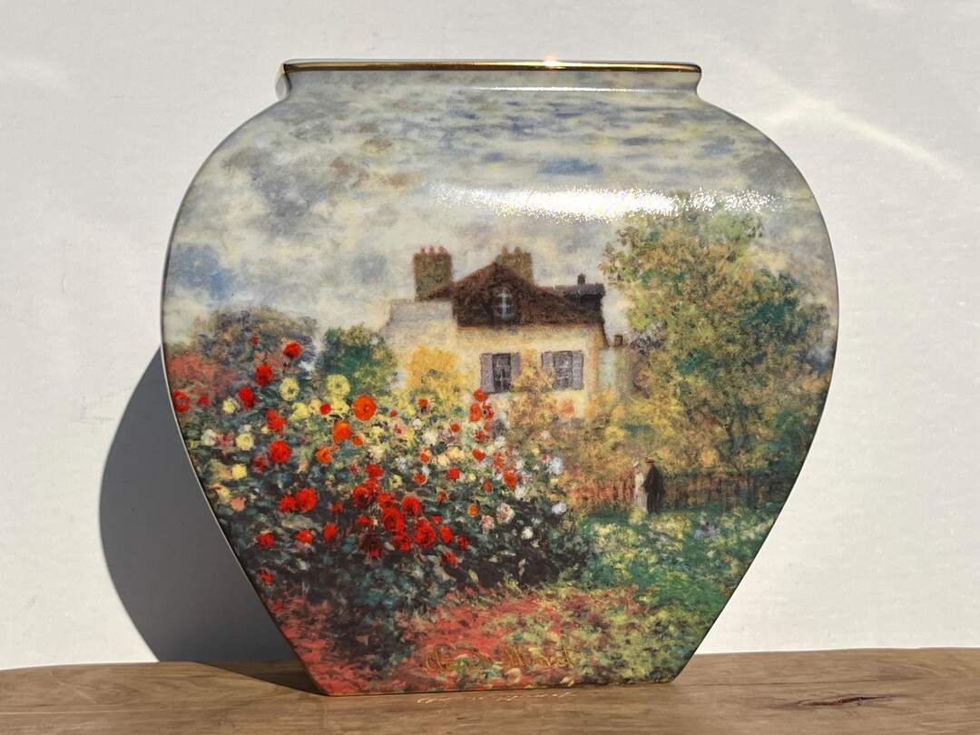 Claude Monet GOEBEL Porcelain Vase Artis Orbis Collection 2000s ...