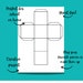 Printable Blank Paper Dice Template to Cut Out for Games L Foldable ...