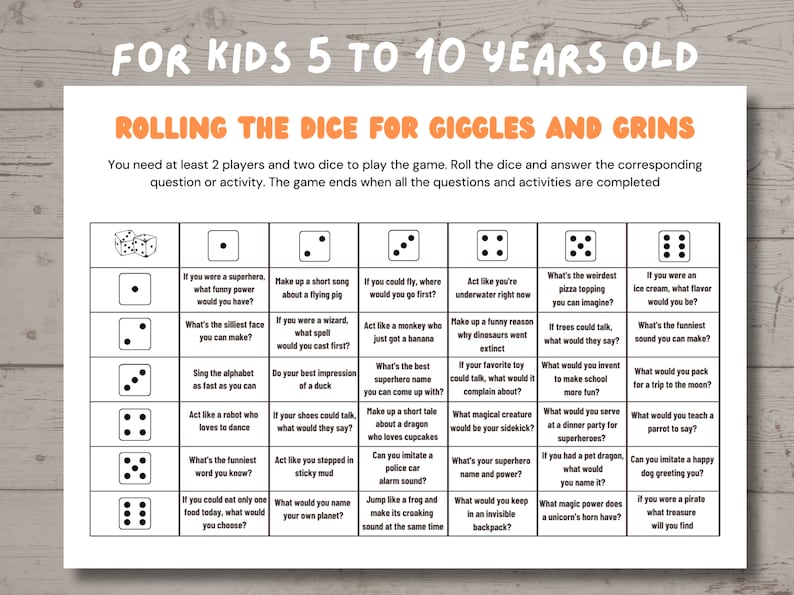 Roll the Dice Game for Kids | Holiday Dice Fun | Kids Dice Game ...