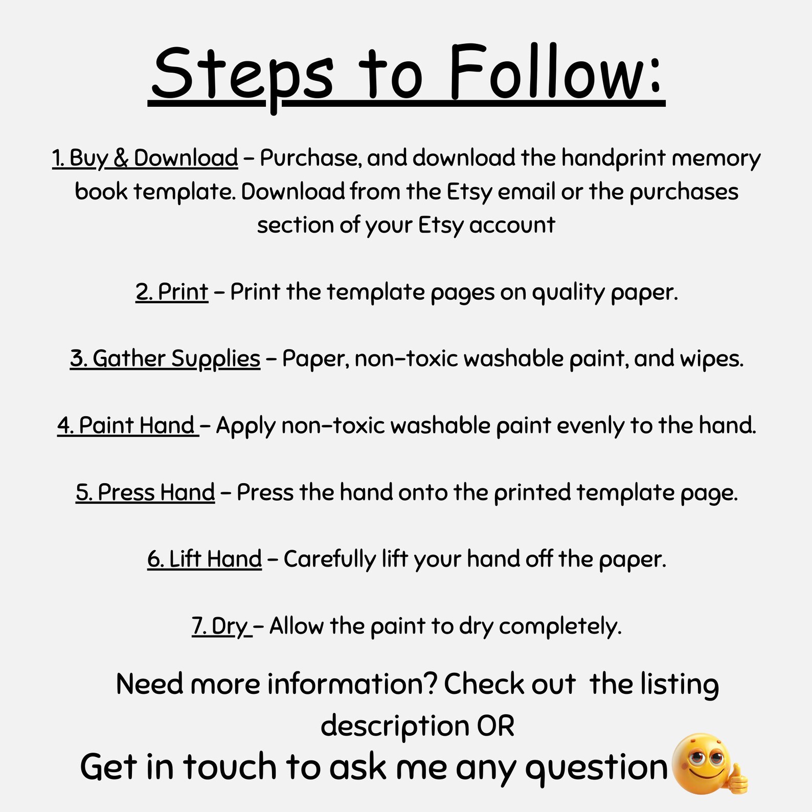 Handprint Memory Book Printable, Handprint Art, Toddler Activity ...