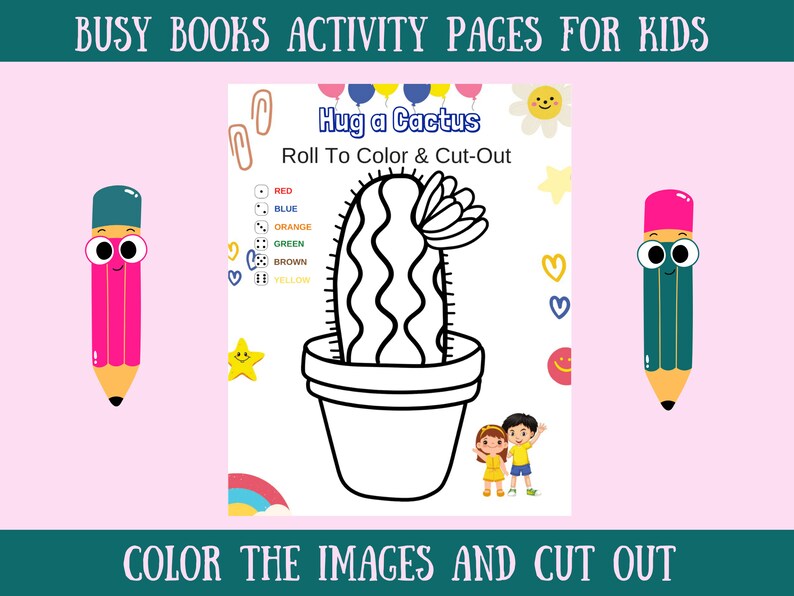 Printable Coloring Pages L Kids Activity Pages Bundle Pack L Todler ...