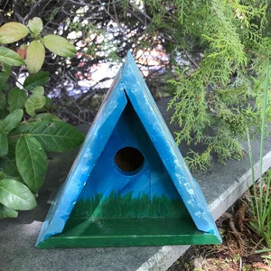 Under the Sea Fish Picture Detailed Bungalow Triangle House Shaped Bird ...