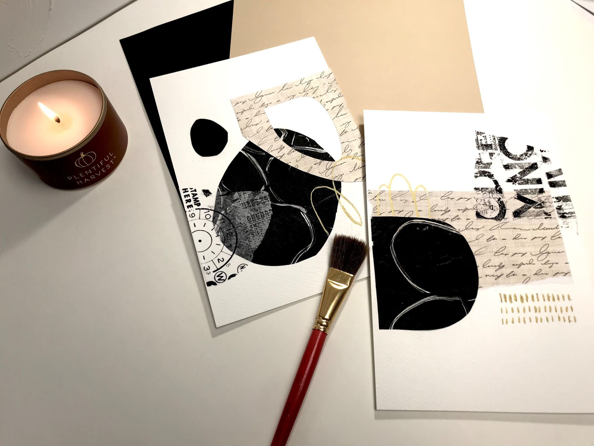 Collage Abstract Collage Modern Collage Modern Art - Etsy