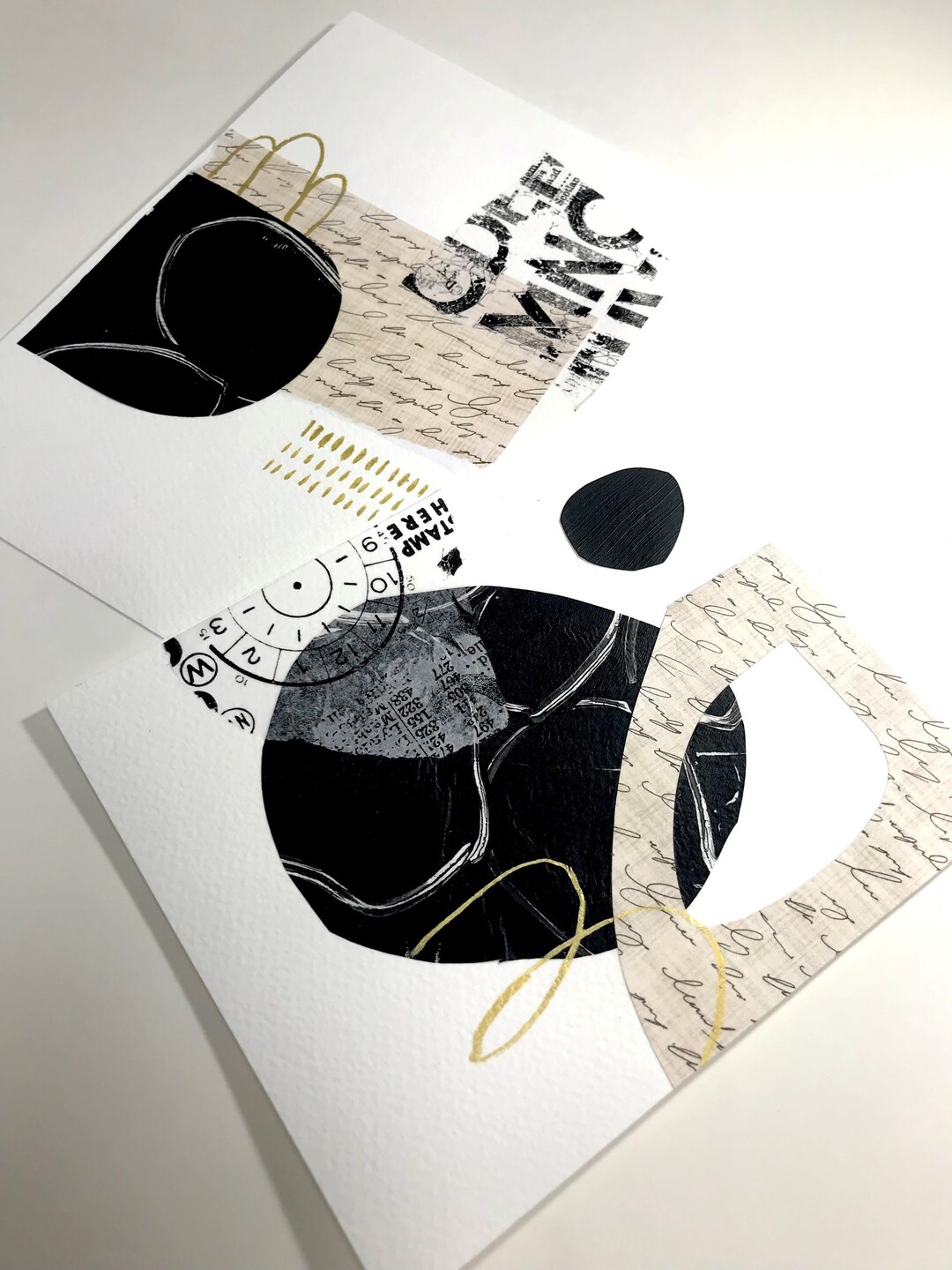 Collage Abstract Collage Modern Collage Modern Art - Etsy