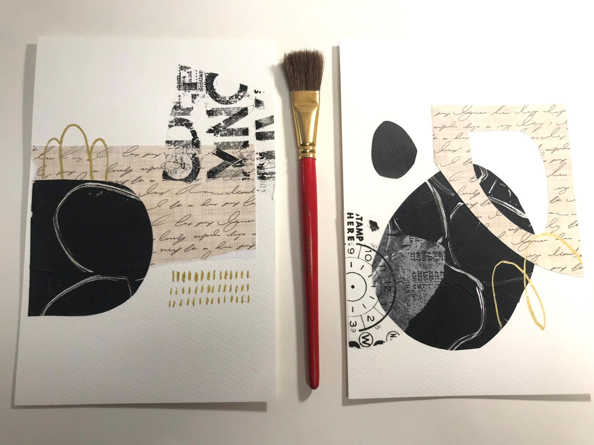 Collage Abstract Collage Modern Collage Modern Art - Etsy