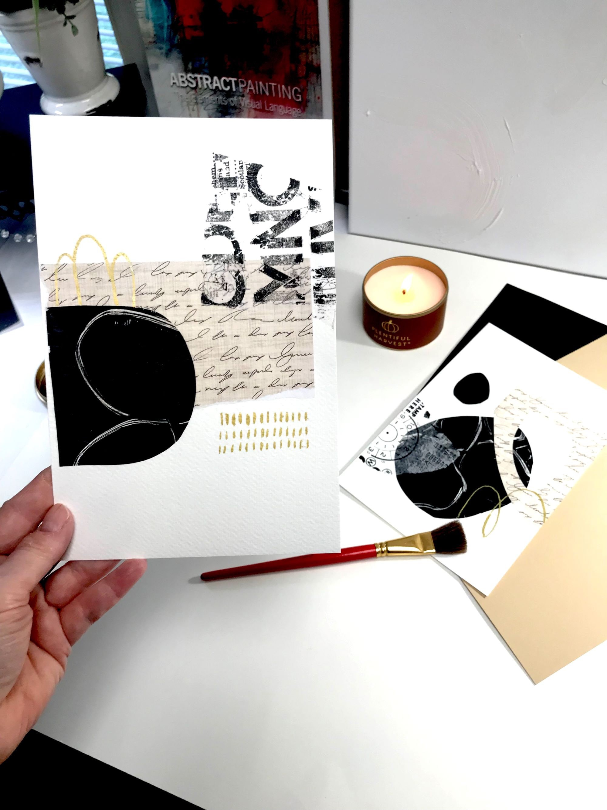 Collage Abstract Collage Modern Collage Modern Art - Etsy