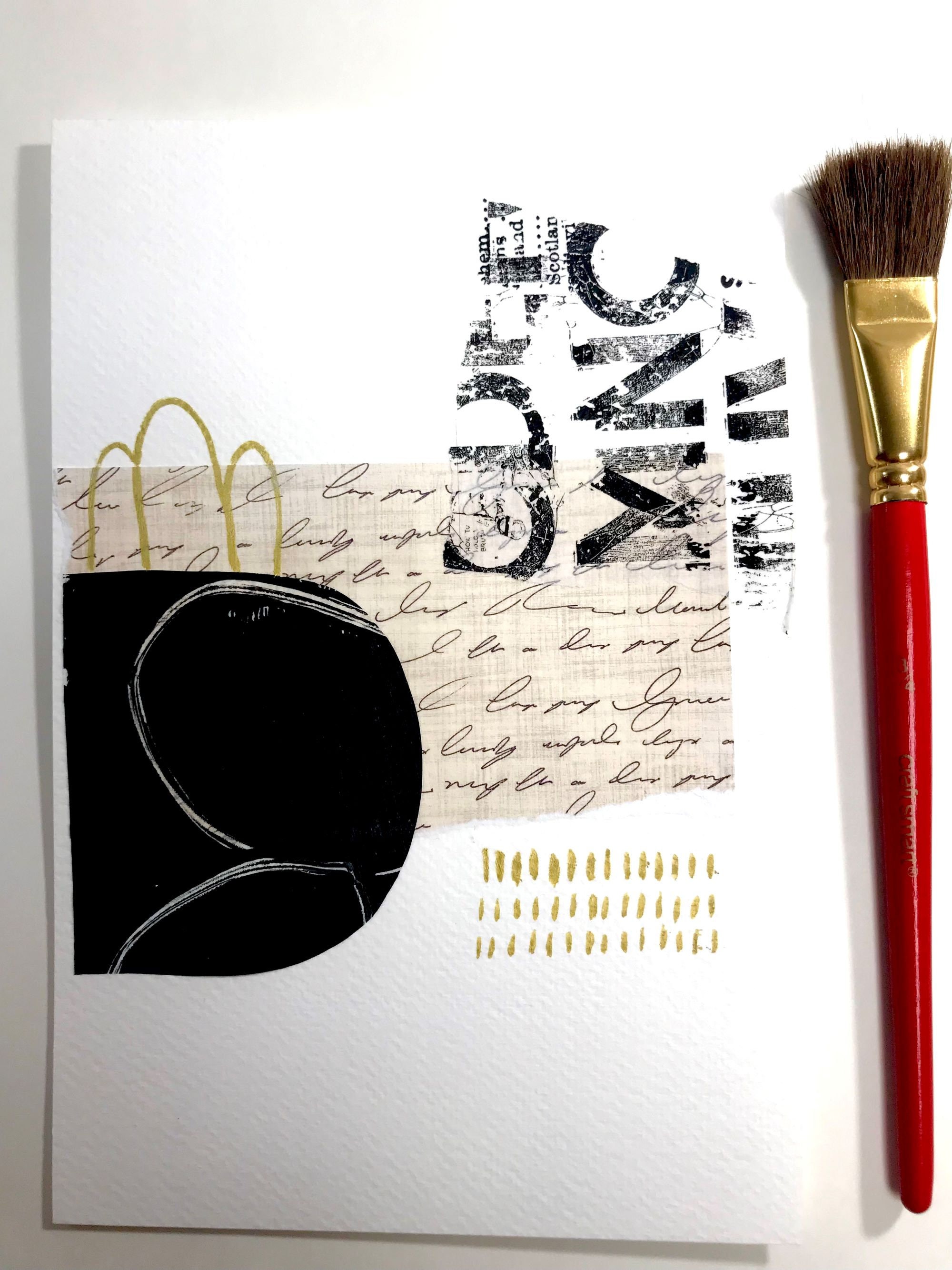 Collage Abstract Collage Modern Collage Modern Art - Etsy