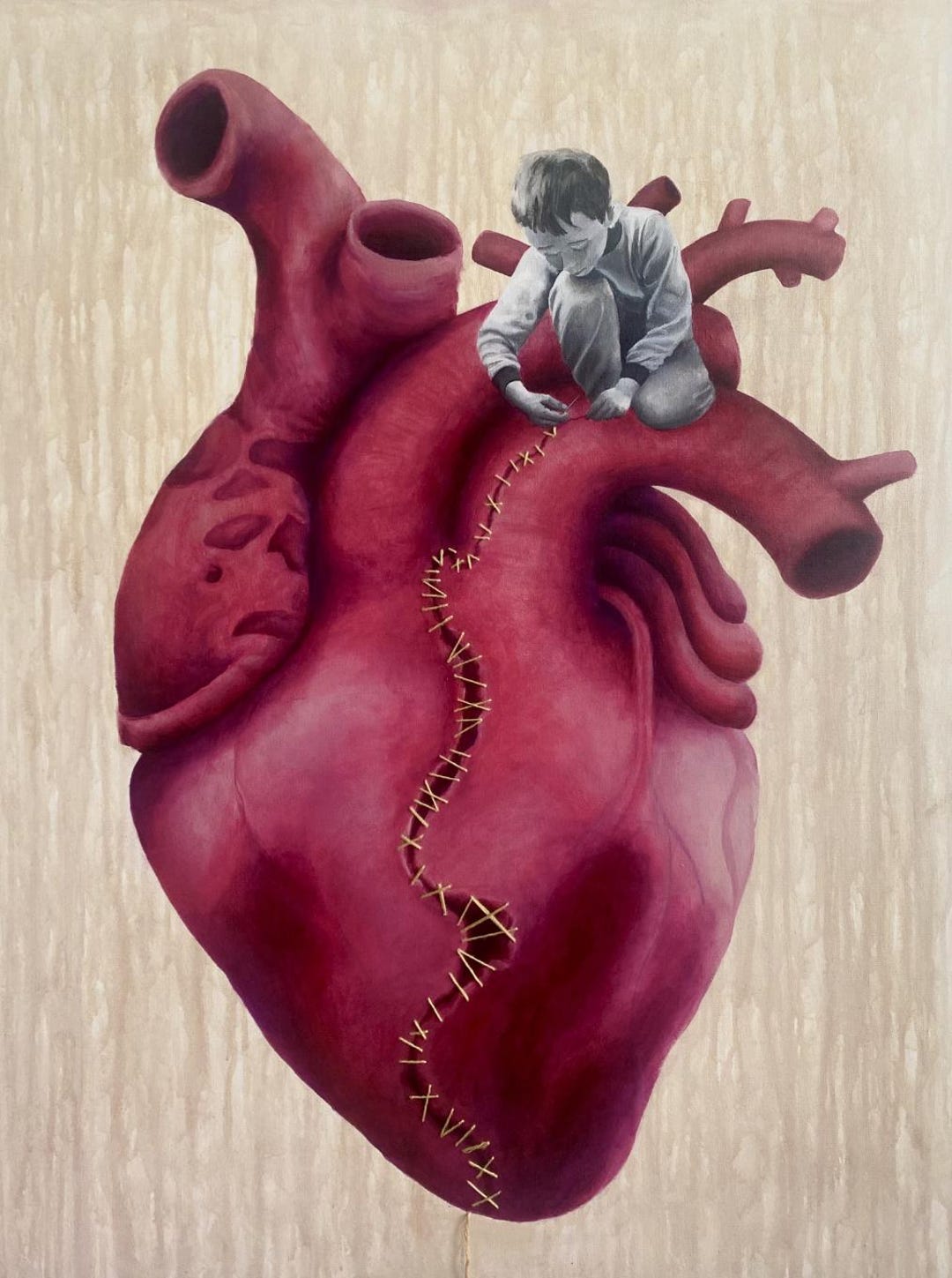 Original Painting - Kintsugi - Etsy