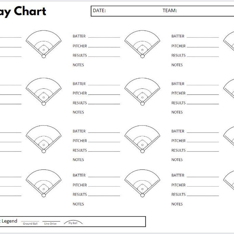 Hit Tracks Baseball - Etsy