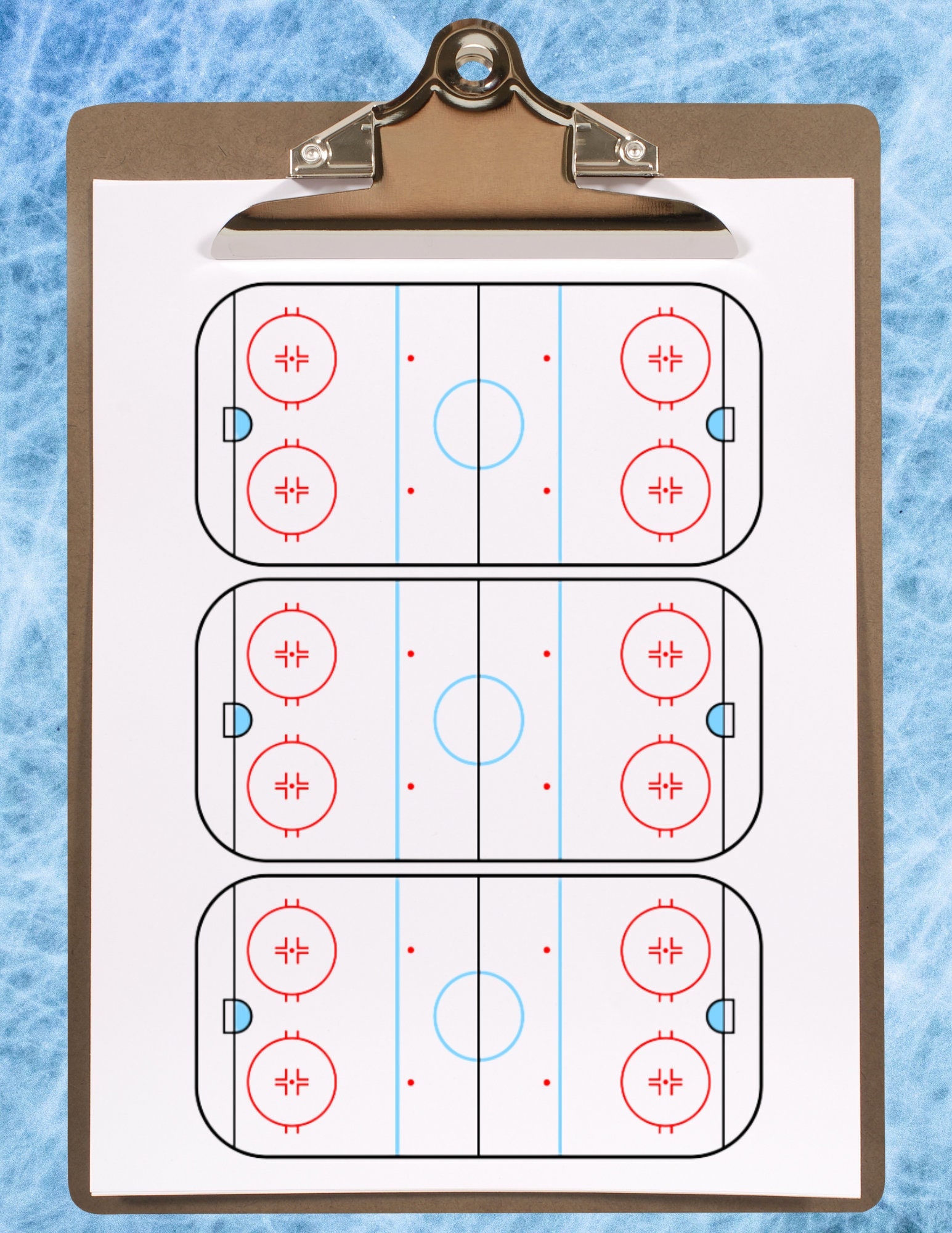Hockey Coach Game Day Organizer Printable - Etsy