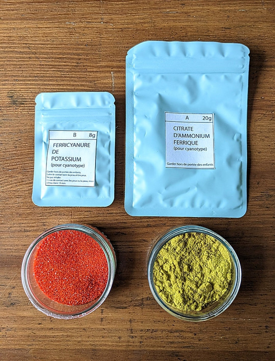 Sels de fer pour cyanotype (ferricyanure de potassium et citrate d ...