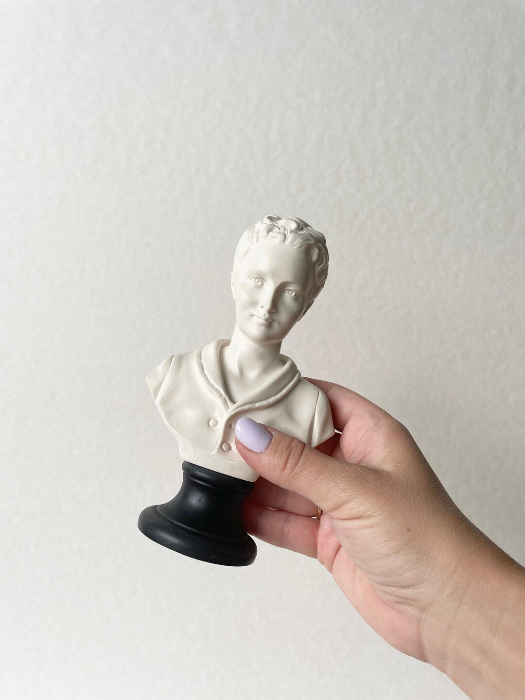 Bust of a Boy. Looks Like ARNOLDO GIANNELLI ITALY White Figurine Boy ...