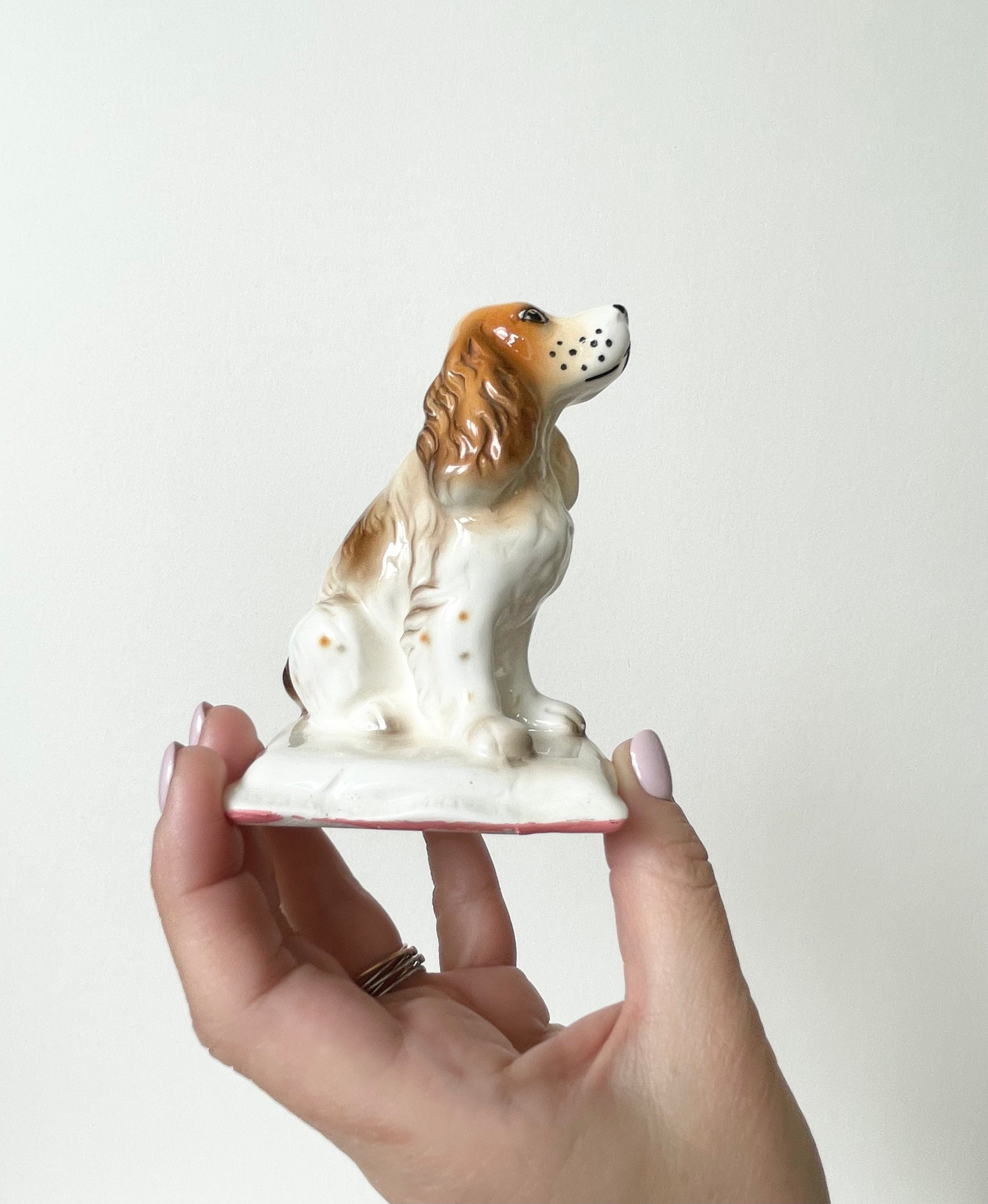 Cocker Spaniel Porcelain Figurine. Foreign. - Etsy