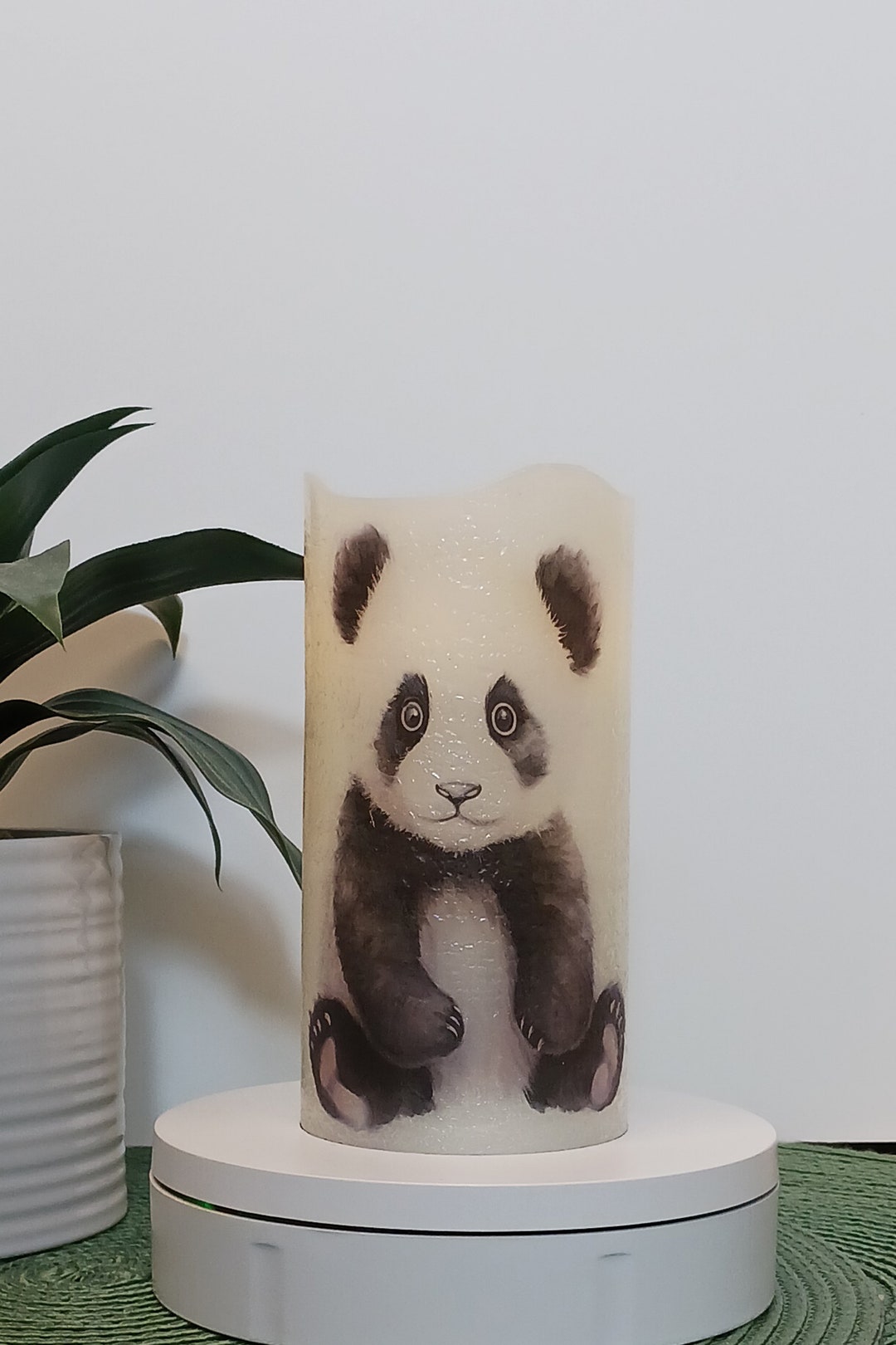Baby Panda - Flameless Candles - Free Gift Box - Batteries Included ...