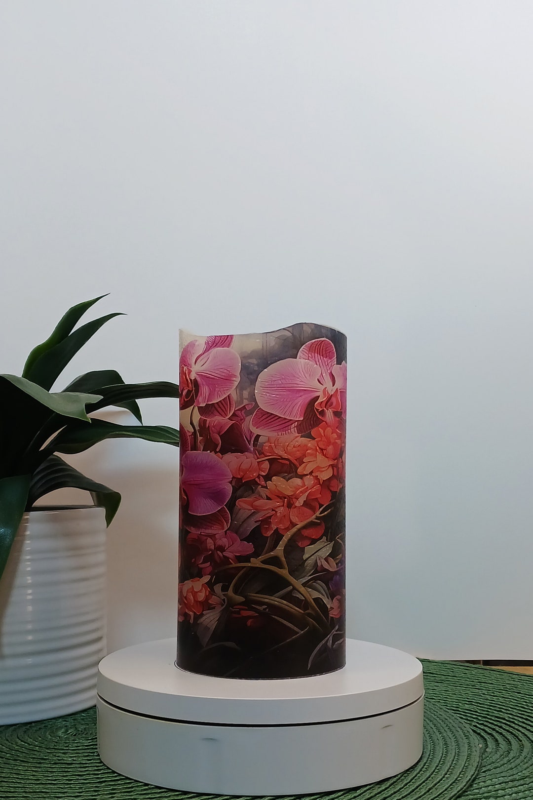 Orchids 2 - Flameless Candles - Free Gift Box - Batteries Included ...