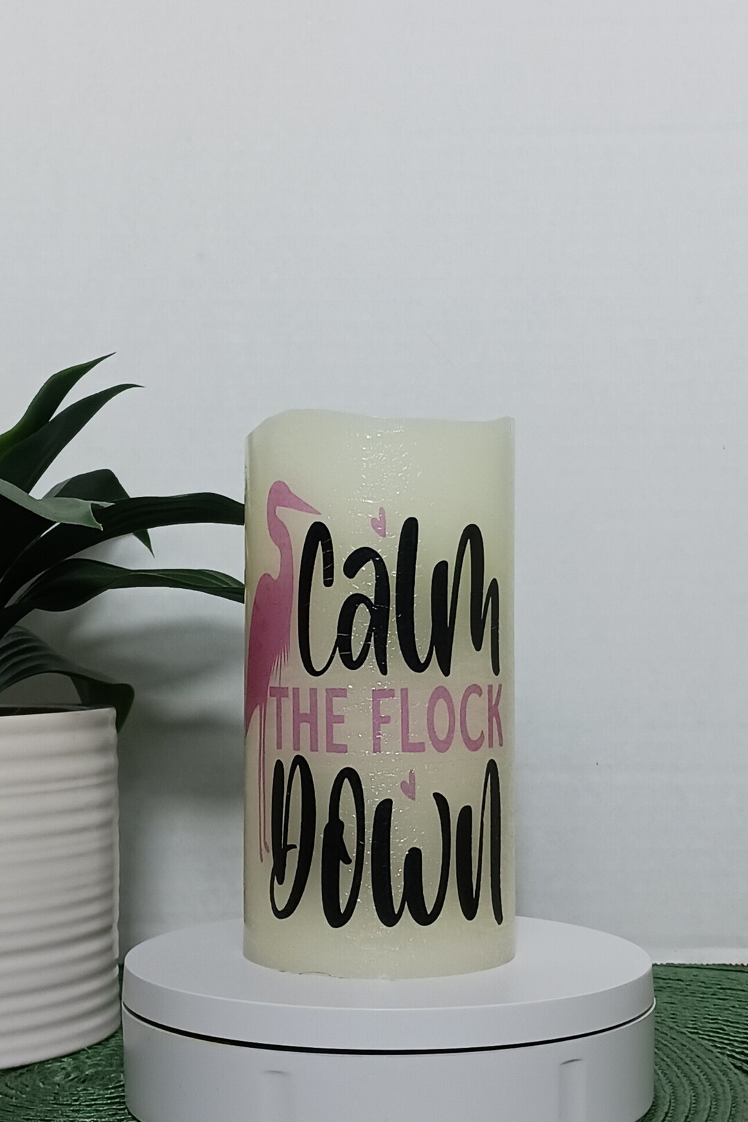 Calm the Flock Down - Flameless Candles - Free Gift Box - Batteries ...