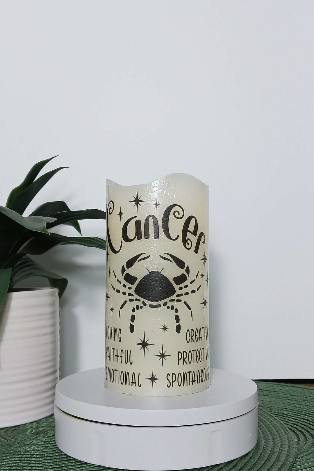 Cancer Qualities - Flameless Candles - Free Gift Box - Batteries ...