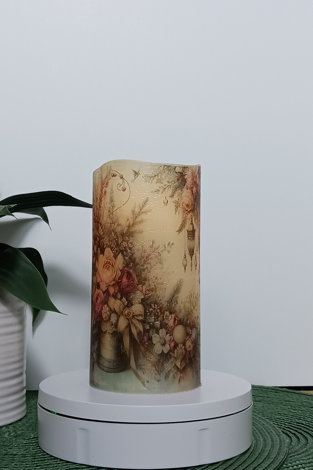 Old Time Bouquet - Flameless Candles - Free Gift Box - Batteries ...