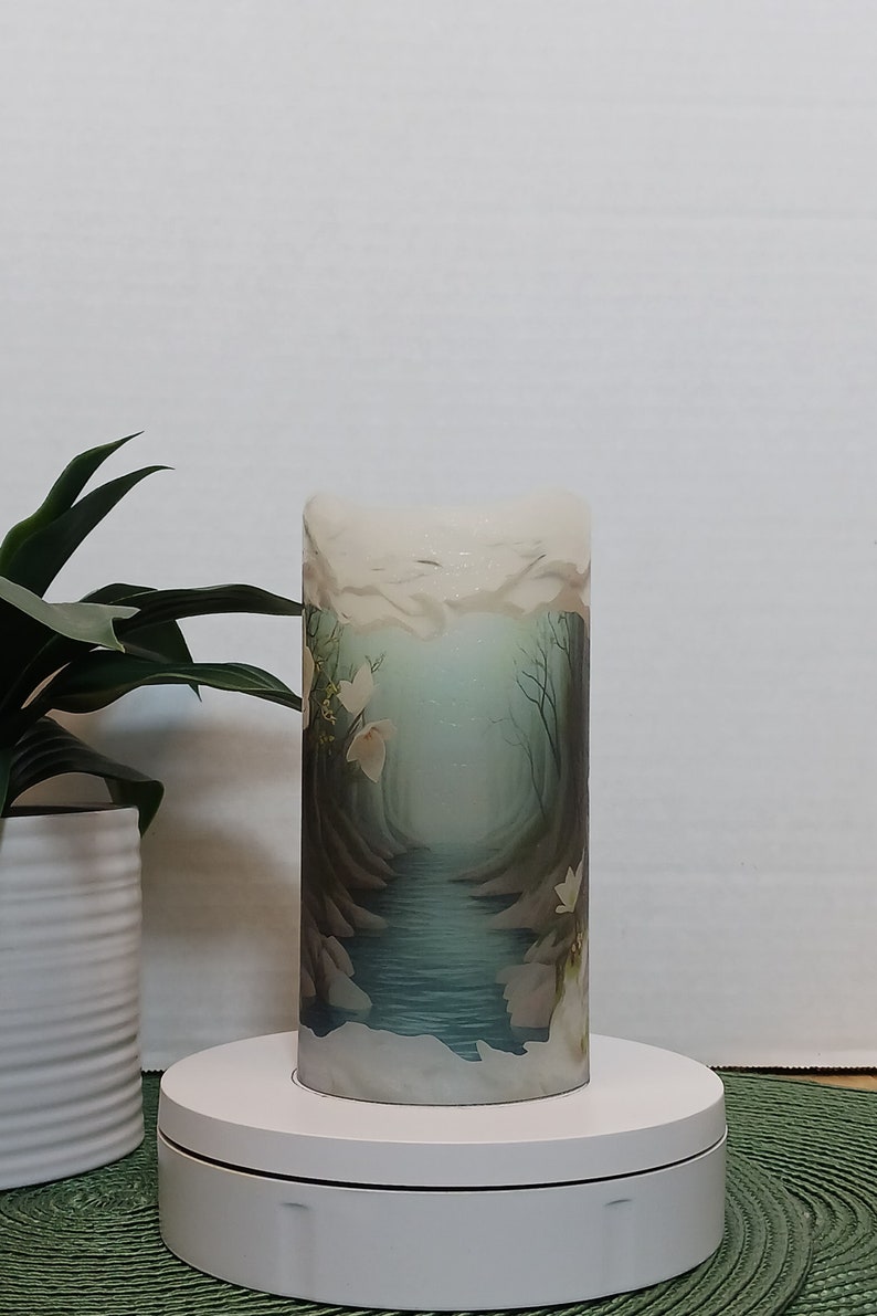 Winding River in A Forest 2 - Flameless Candles - Free Gift Box ...